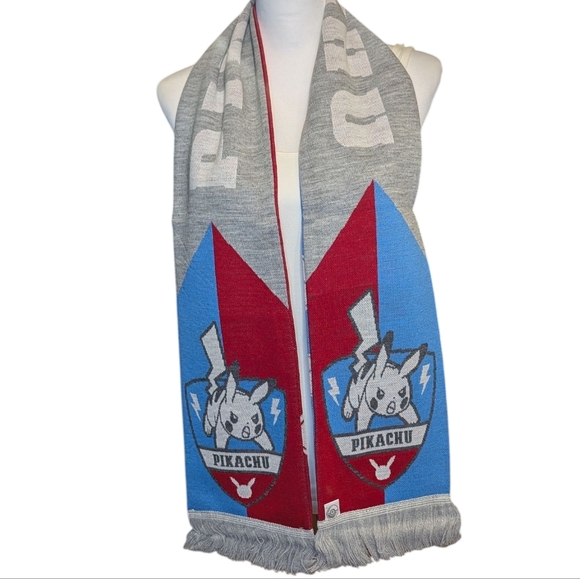 Pokemon | Accessories | Pokemon Sports Knit Soccer Scarf Unisex | Poshmark